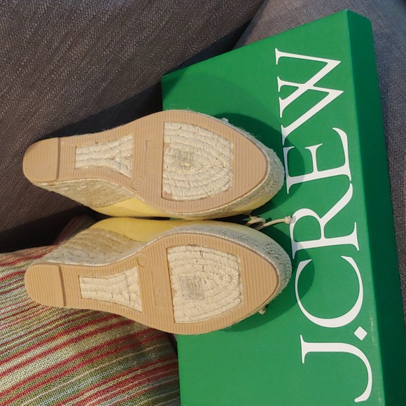 J. Crew | Shoes | Nib J Crew Seville Espadrille Ballet Wedge Pump ...